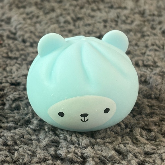 Toys | Nwot Blue Bear Dumpling Squishy Stress Fidget Toy | Poshmark